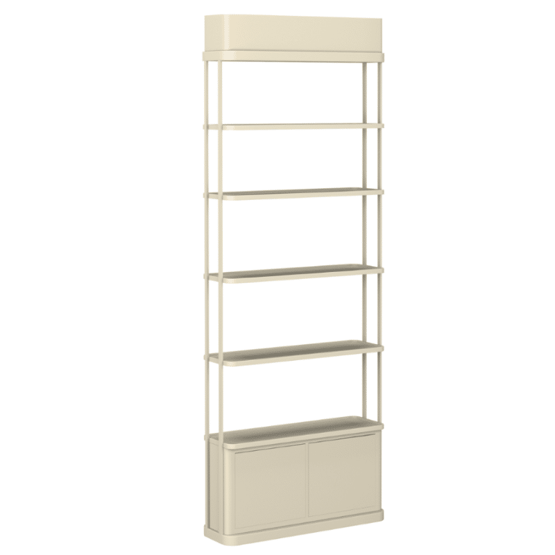The Jami Freestanding Retail Unit - Pure Ivory by SEC - Salon Equipment ...